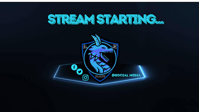 Design streaming overlay logo posters by Ali4sif | Fiverr