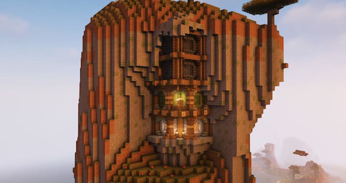 Building a minecraft building for you and sending you the screenshots ...