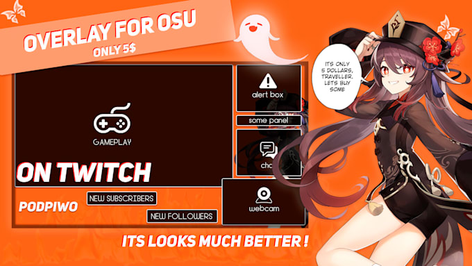 Make you an overlay for osu by Terikano | Fiverr