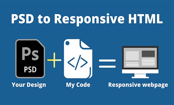 Convert psd to html, psd to wordpress, figma to wordpress, xd to html ...