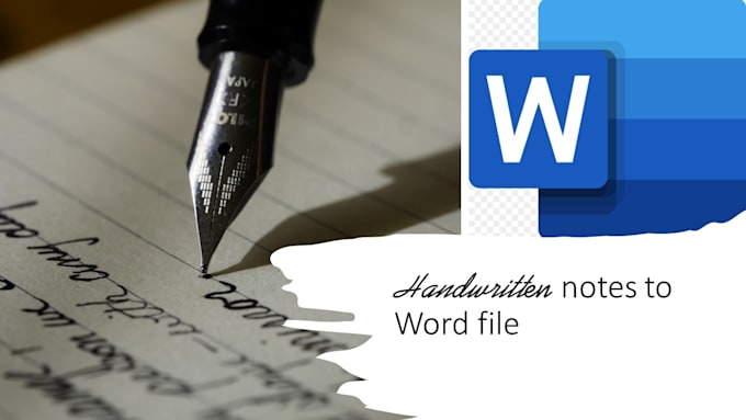 Turn your handwritten notes into a word file by Giulialara | Fiverr