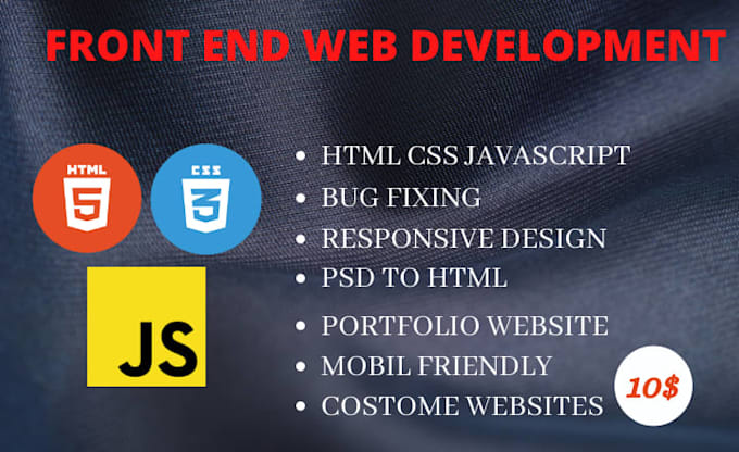 Create responsive html website using html css js by Ritikrathour24 | Fiverr