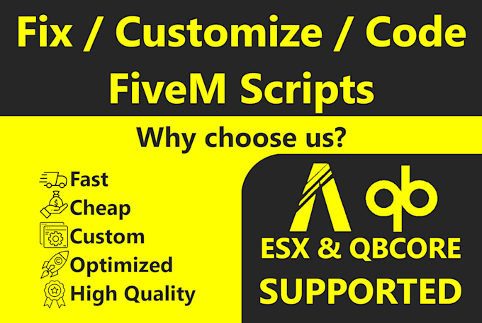 Fix, convert or create your fivem scripts by Theredyyt | Fiverr