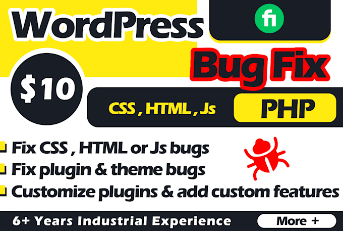 Fix wordpress website, plugin and theme bugs by Shashinthalk | Fiverr