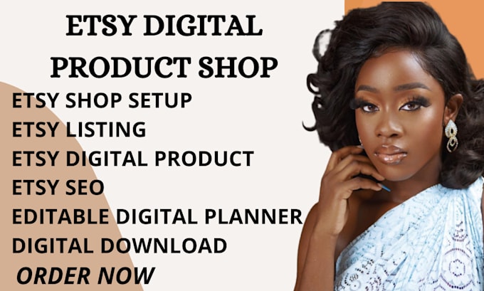 Setup etsy shop digital download, digital product listing and printable ...