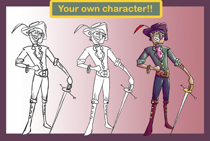 Create a custom character design by Timhebach | Fiverr
