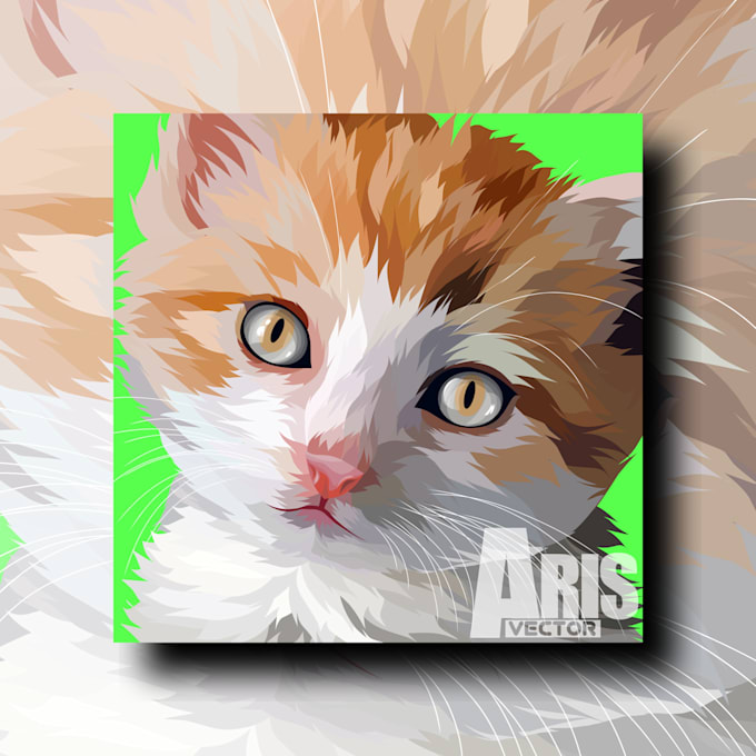 Draw simple cartoon vector from your pet by Risris606 | Fiverr