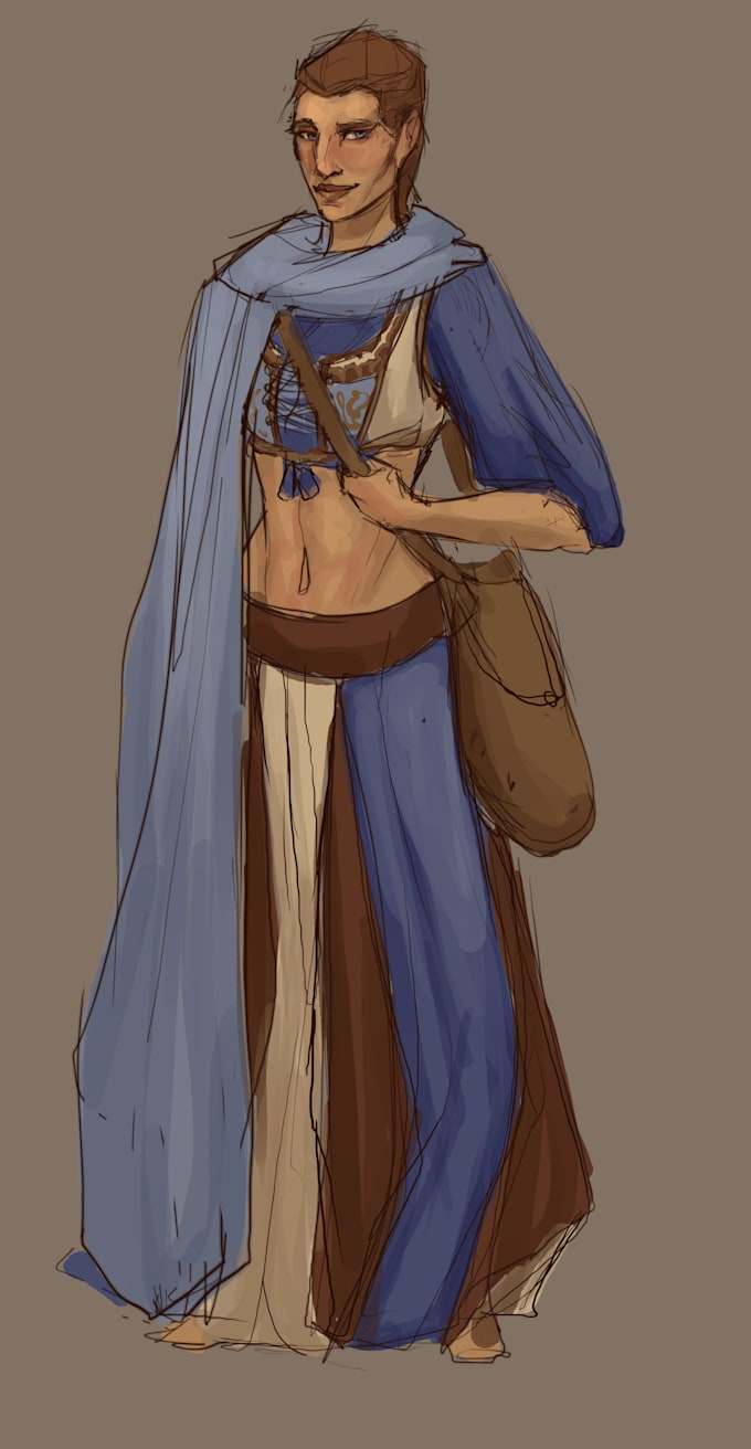 Draw your rpg character by Marijagorupic | Fiverr