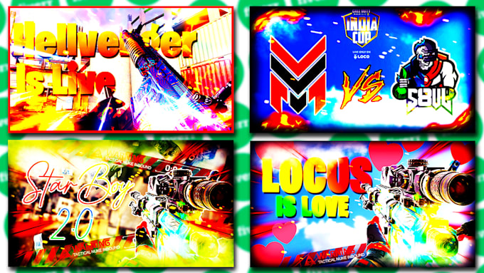 Design you a 2 viral thumbnail for 5 dollars by Vicious_gfx | Fiverr