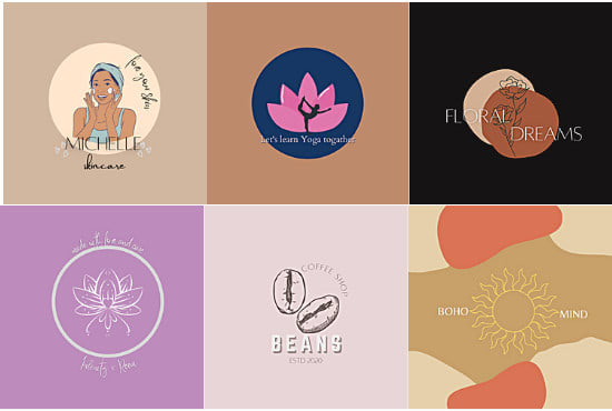 Design a beautiful aesthetic minimalist logo by Saptaparna01 | Fiverr