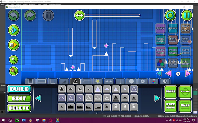 Create a geometry dash layout for you by Nothingisscary | Fiverr