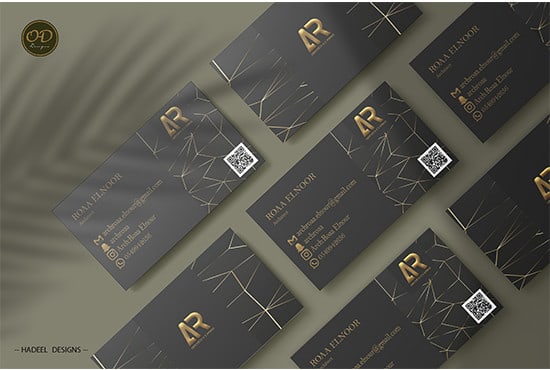 Design creative business cards for you with barcode by Oxnad4511 | Fiverr