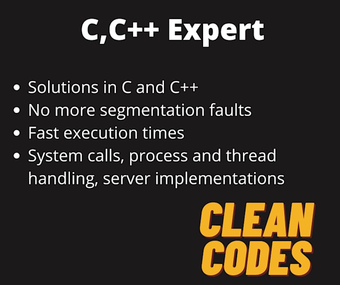 Create c and c plus plus programs by Freeelf | Fiverr Create c and c plus plus programs by Freeelf | Fiverr