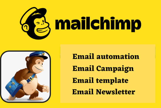 Setup your mailchimp email automation campaign and template by ...