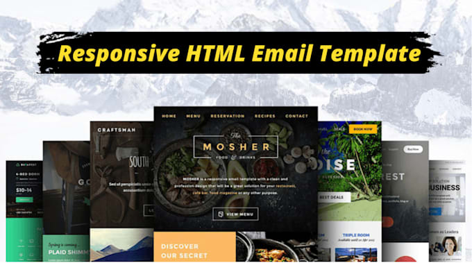 Design html email template, responsive email template by Jaidi478 | Fiverr Design html email template, responsive email template by Jaidi478 | Fiverr