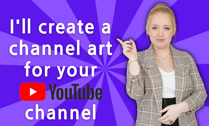 Create a channel art for your youtube channel by Sarimsger | Fiverr