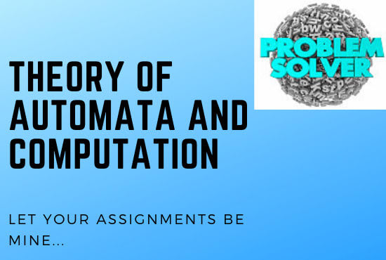 Solve you theory of automata problems by Dryousuf145 | Fiverr