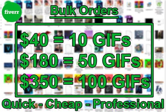 Edit gifs in bulk by Hussainhameed | Fiverr