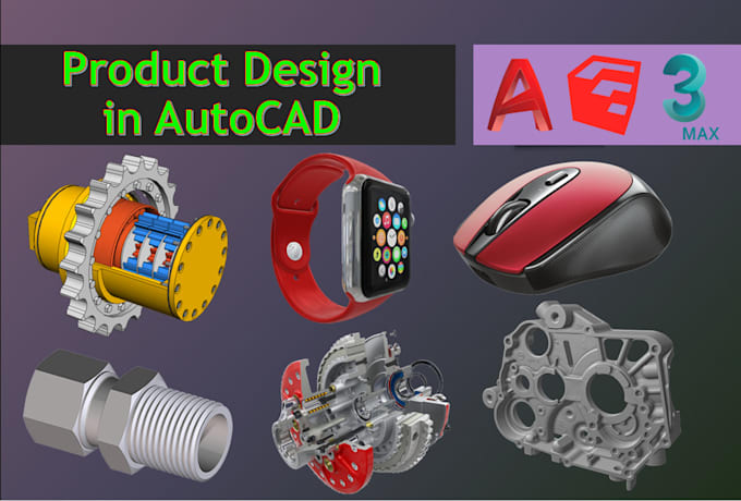 Create 2d and 3d product design using autocad and sketchup by ...