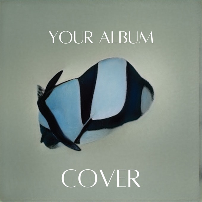 Create an album cover from a provided picture or from scratch for five ...