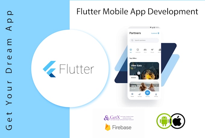 Develop your android and ios flutter app by Flutterd3v | Fiverr