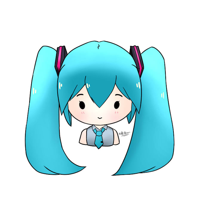 Draw cute chibi icon anime and manga style by Gui_li | Fiverr