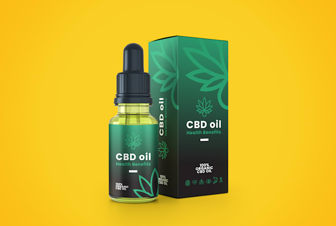 Premium cbd, hemp label and box package design by Iliadesign | Fiverr