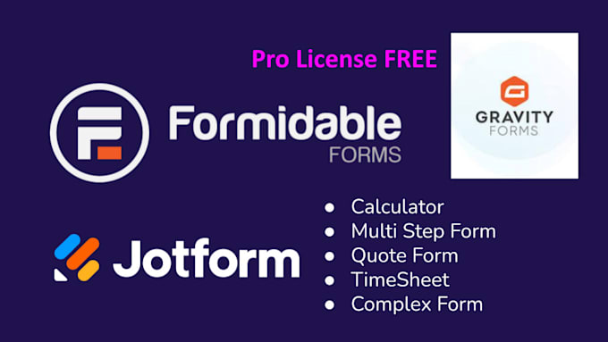 Create formidable forms gravity forms jotfrom by Raitanvirnasir | Fiverr Create formidable forms gravity forms jotfrom by Raitanvirnasir | Fiverr
