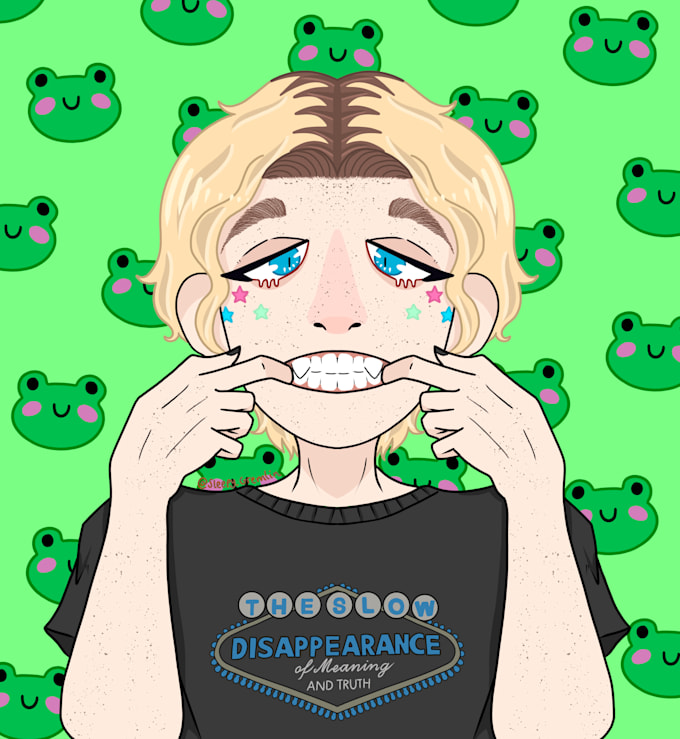 Draw a custom cartoon avatar for you by Sleepyygremlinn | Fiverr