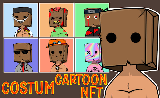 Draw your custom character for nft art by Haryaputra | Fiverr