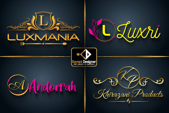 Modern minimalist initial letters and unique luxury business logo ...