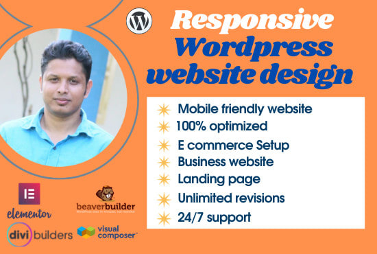 Build, redesign or develop responsive wordpress website by ... Build, redesign or develop responsive wordpress website by ...