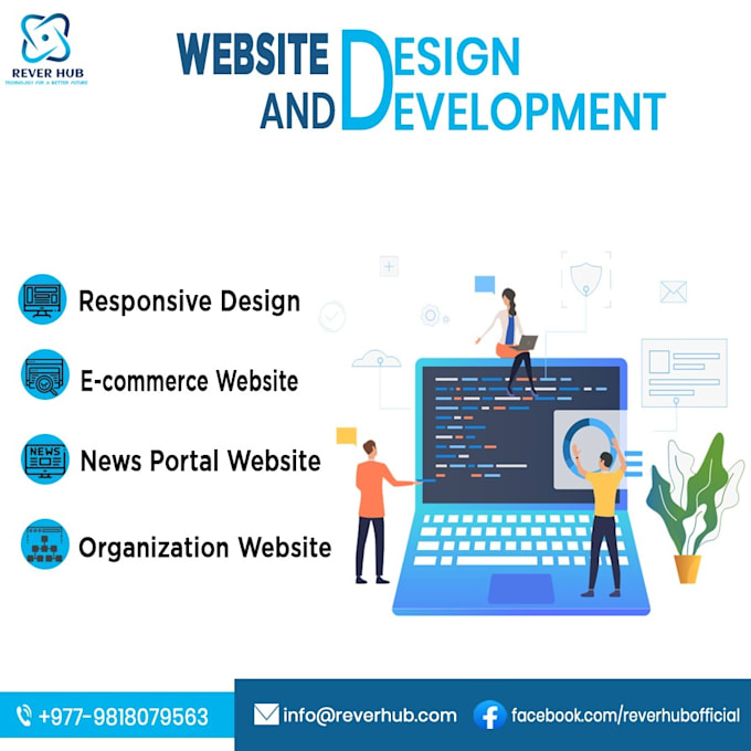 Create responsive website on html css and javascript and php by Rever ...