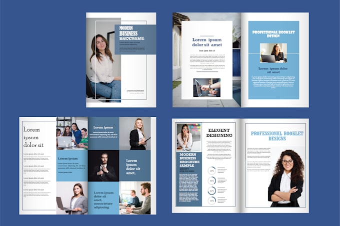 Do multi page brochure, booklet, catalog, trifold, bifold flyer by ...