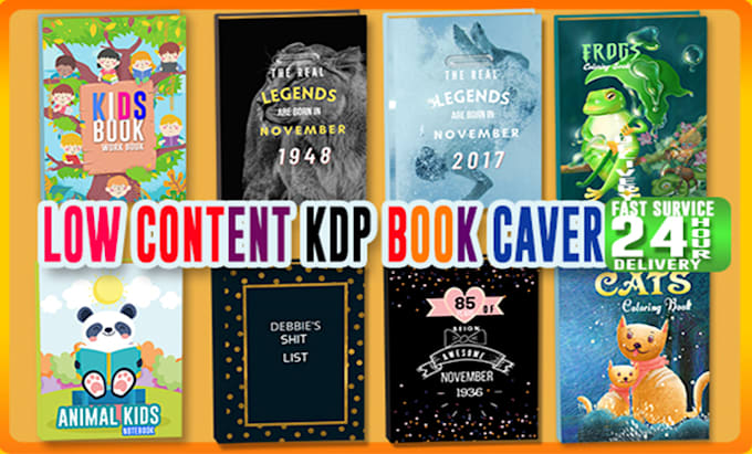 Do amazon kdp low content book caver design for you by Arif4h | Fiverr