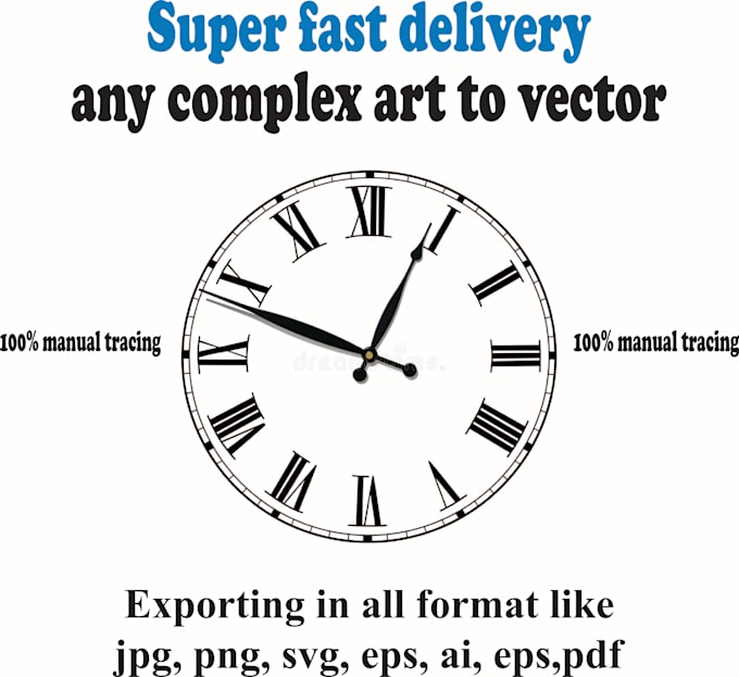 Too image to vector jpg, png, pdf, ai, eps, svg, within 12 hrs by ...