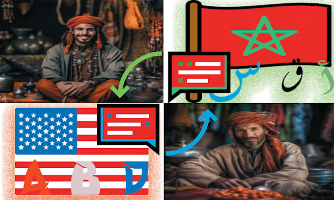 Teach you the authentic moroccan dialect with me as a native speaker by ...