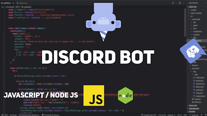 Code a discord bot wich suits you by Blbcrv | Fiverr