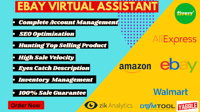 Be your professional ebay virtual assistant, product listing by ...