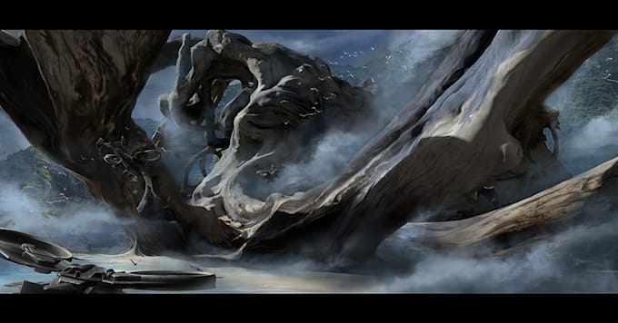 Create an epic environment concept art by Aashutosh_patel | Fiverr