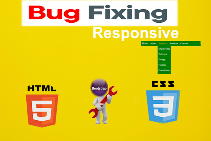 Do bugs fixing and responsive issues html and css by Adeel_133143 | Fiverr