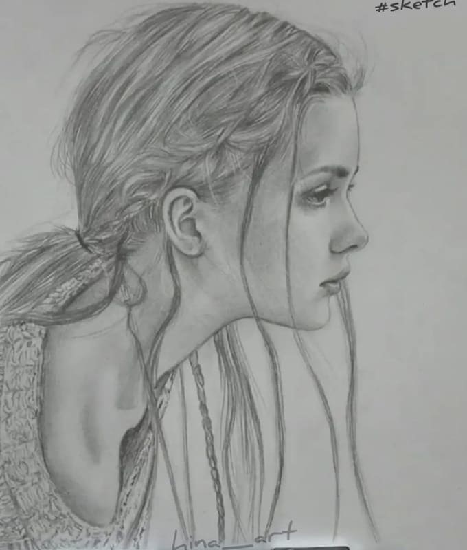 Draw pencil sketch from a photo by Star_smash | Fiverr