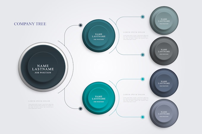 Design family tree diagram or infographic in illustrator by ...