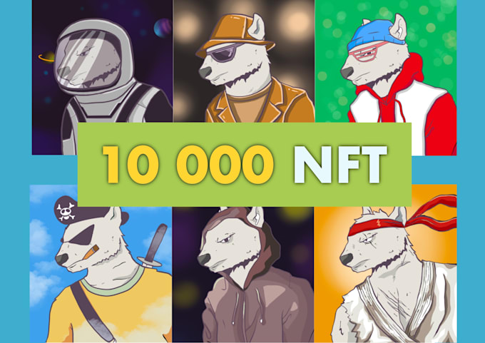 Create your 10,000 nft collection by Vincentaldi | Fiverr