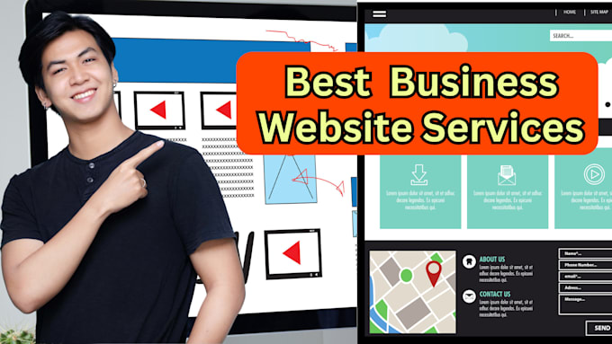 Design redesign or develop professional responsive business website in ...