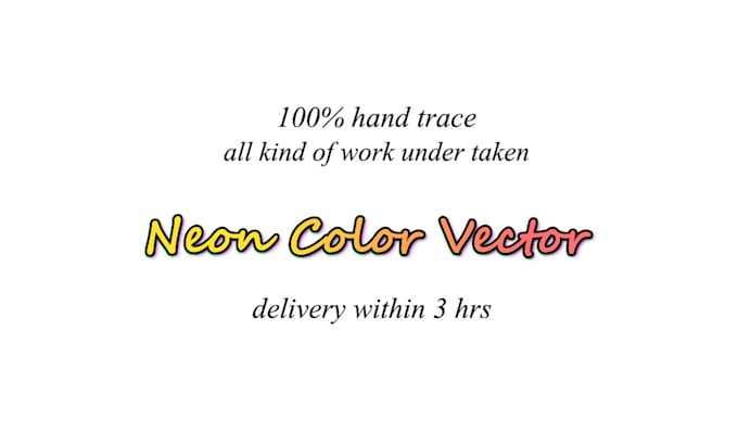 Too neno color image to vector by Liveenliveen | Fiverr