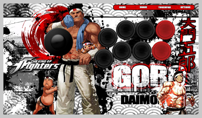 Create a custom artwork for your fightstick with any theme of your ...