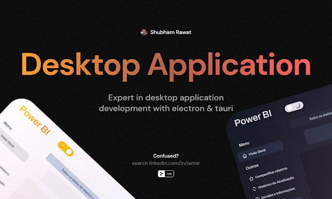 Develop desktop application using electron and tauri by Devssio | Fiverr