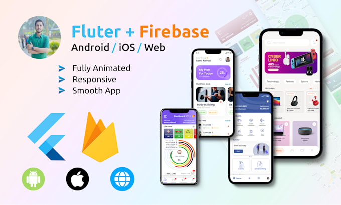 Develop ios and android apps with flutter and firebase by Dev_aliraza ...