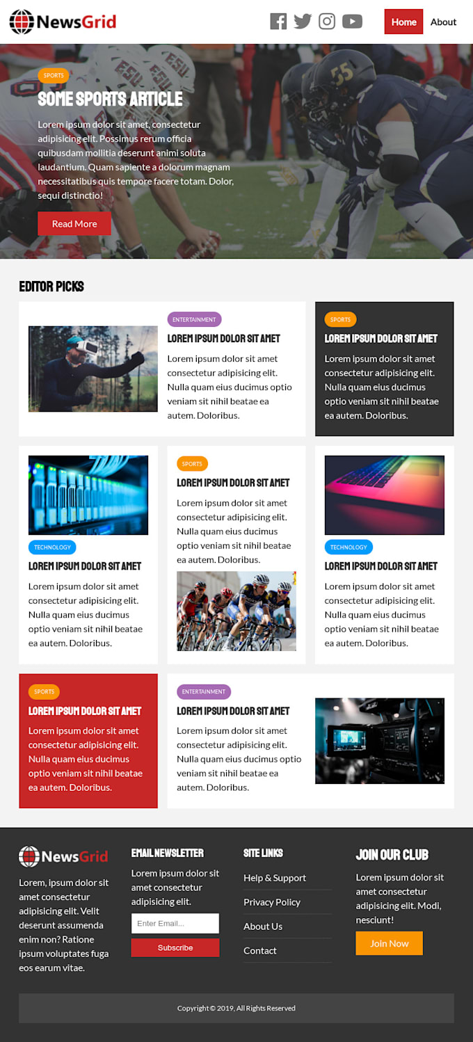 Create responsive websites in html css and javascript by Cirstea_eduard ...